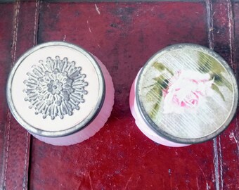 Vintage Avon Pink Rose Shaped Bottle Dew of Roses Perfumed Skin ...