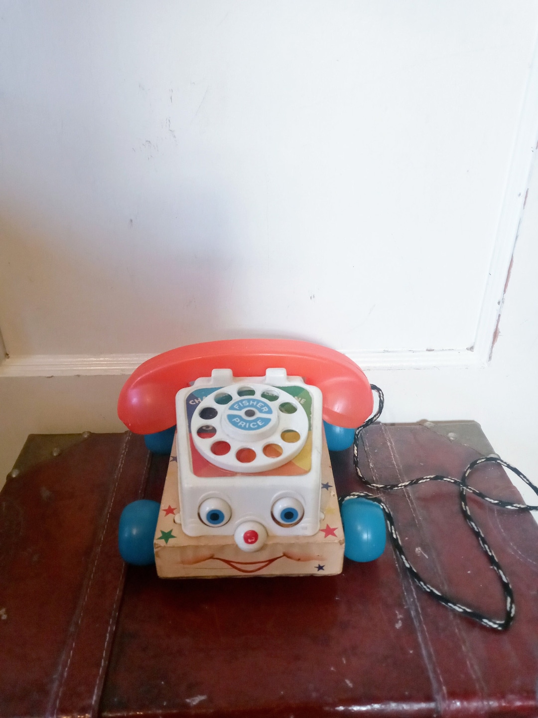 Vintage Mid Century 1961 Fisher Price Chatter Telephone Retro Toy 747 ...