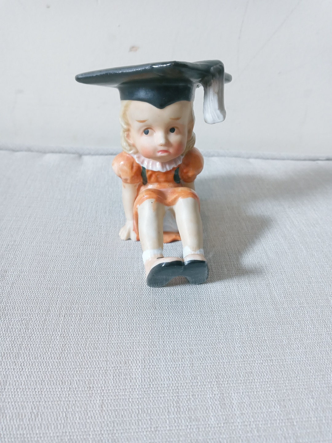 RARE Pouting Graduate Girl Vintage Graduation Gift School Japan ...