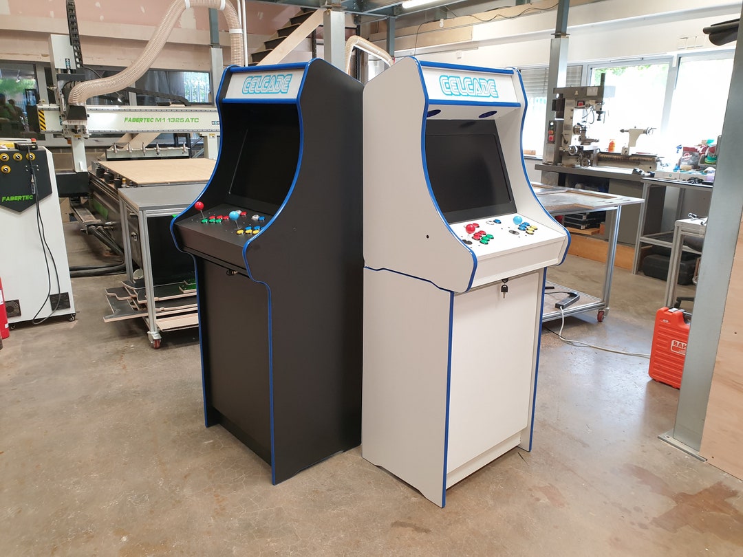 Arcade Machine Cabinets Bartop & Floor Standing 18mm MDF CNC Cut Rear ...