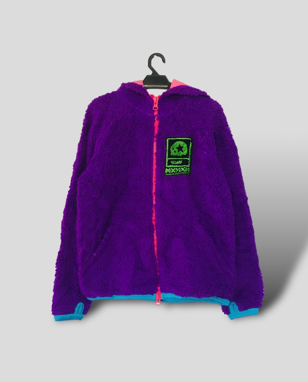 Magical Mosh Misfit Punk Sherpa Fleece Jacket - Etsy