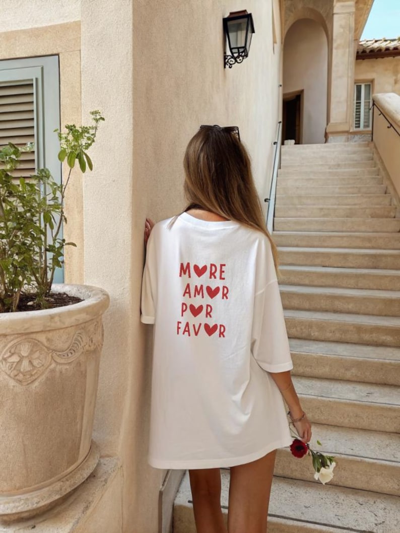 More Amor Por Favor Tee - Spanish Quote Comfort Colors T-shirt - Etsy
