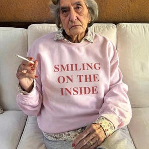 Smiling on the Inside Meme - Etsy