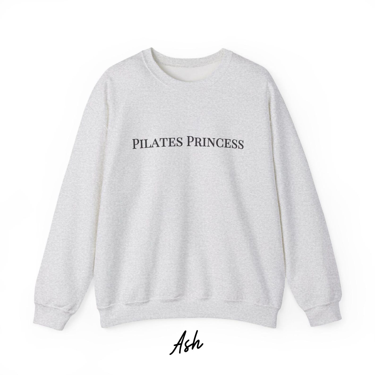 Pilates Princess Sweatshirt - Cute Pilates Crewneck, Funny Workout ...