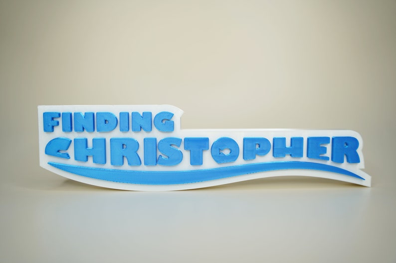 Custom Finding Nemo Style Name Plate: 3D Printed Desk Sign - Etsy Australia