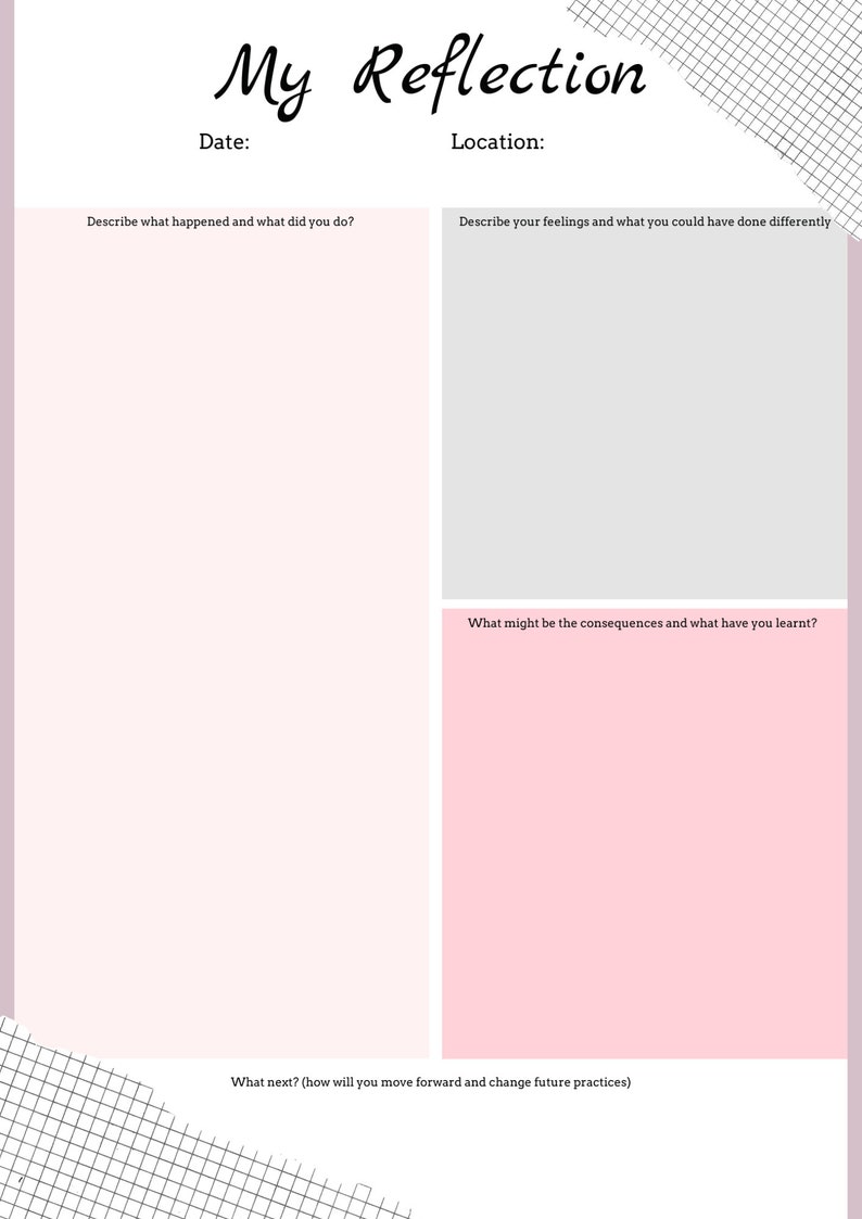 REFLECTION TEMPLATE for Student & Qualified Nurses Revalidation GUIDE ...