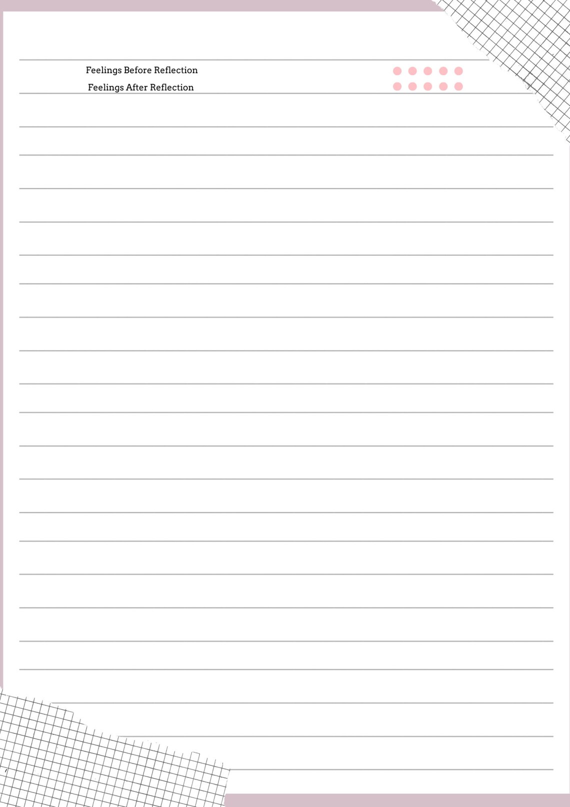 REFLECTION TEMPLATE for Student & Qualified Nurses - Revalidation GUIDE ...