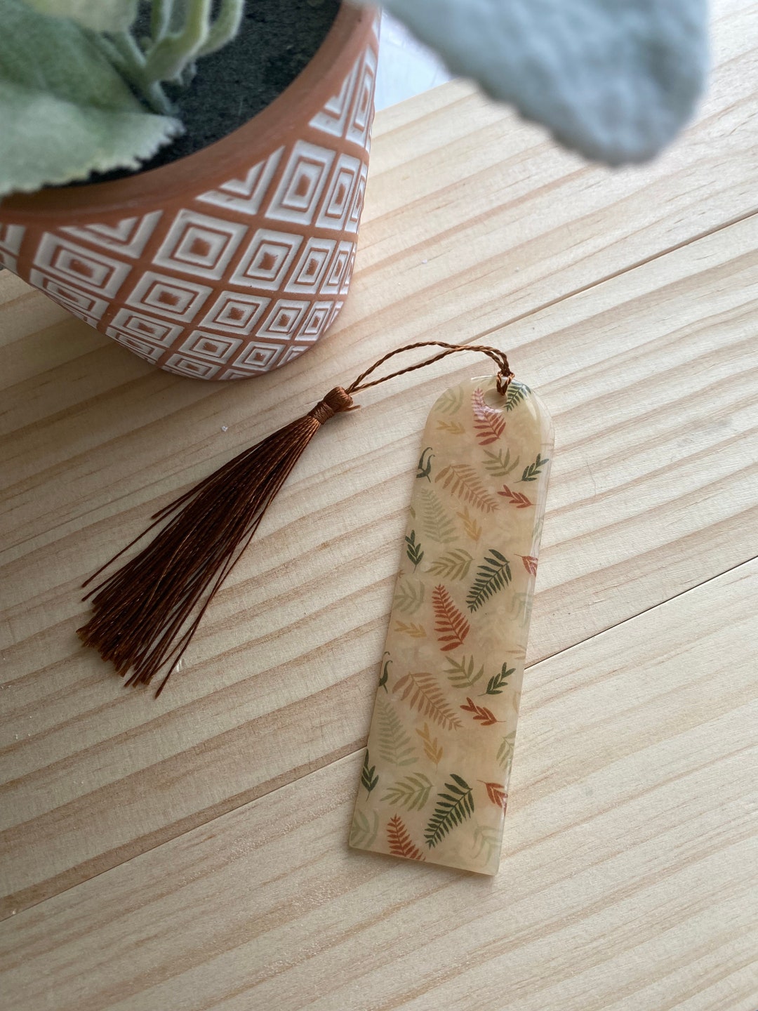 Translucent Fern Bookmark - Etsy