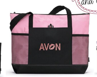 Glitter Avon Totebag Avon Bag Avon Lady Totebag Tote Bag - Etsy