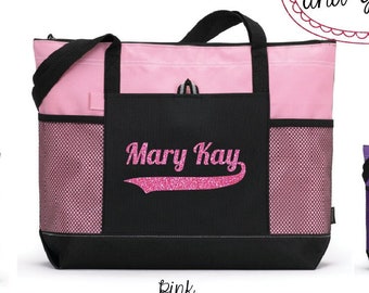 Mary Kay Tote Bag , Mary Kay Totebag, Tote Bag, Tote, Bag, Embroidery ...