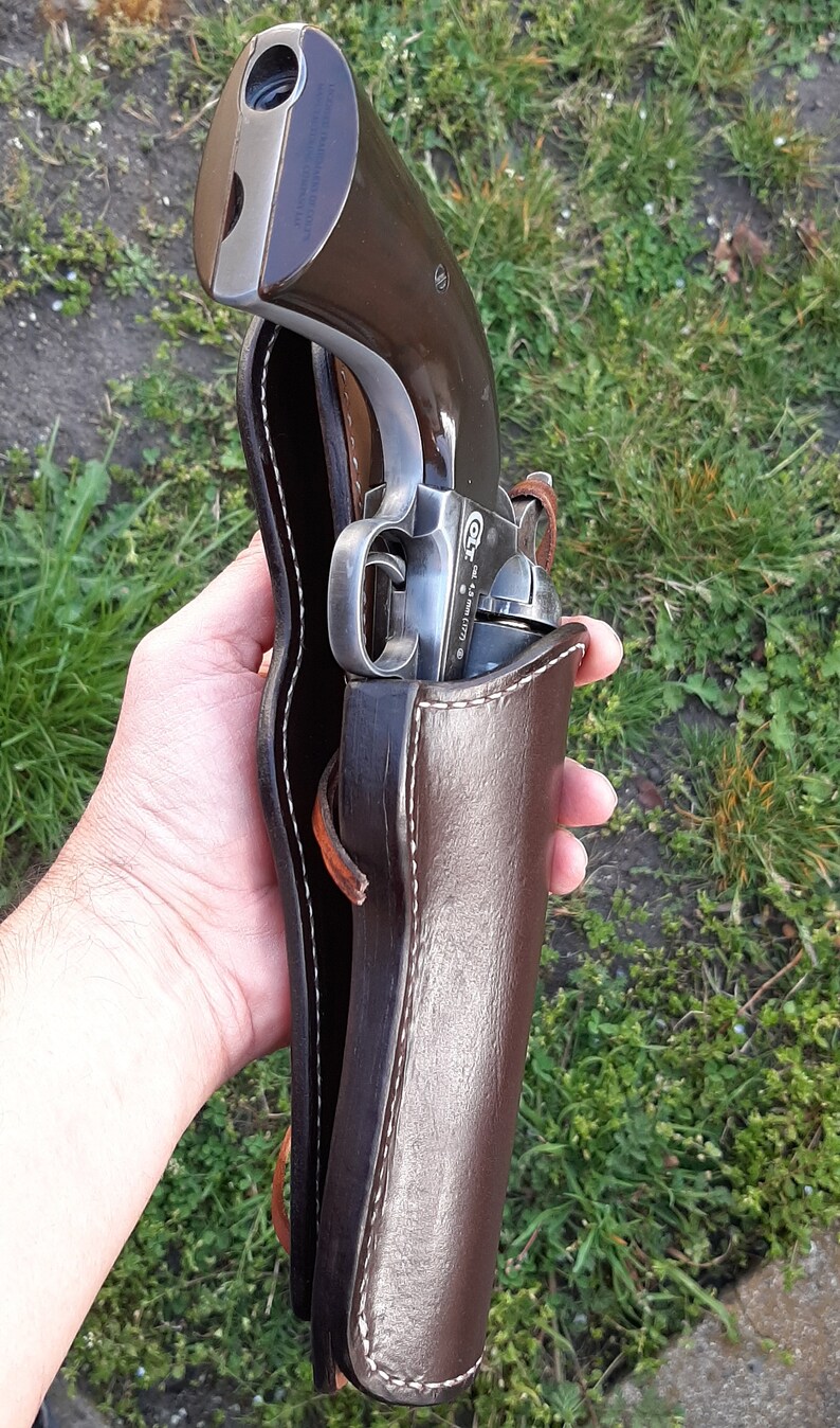 Leather Holster for COLT SAA 45 5.5 Barrel Fast Draw - Etsy