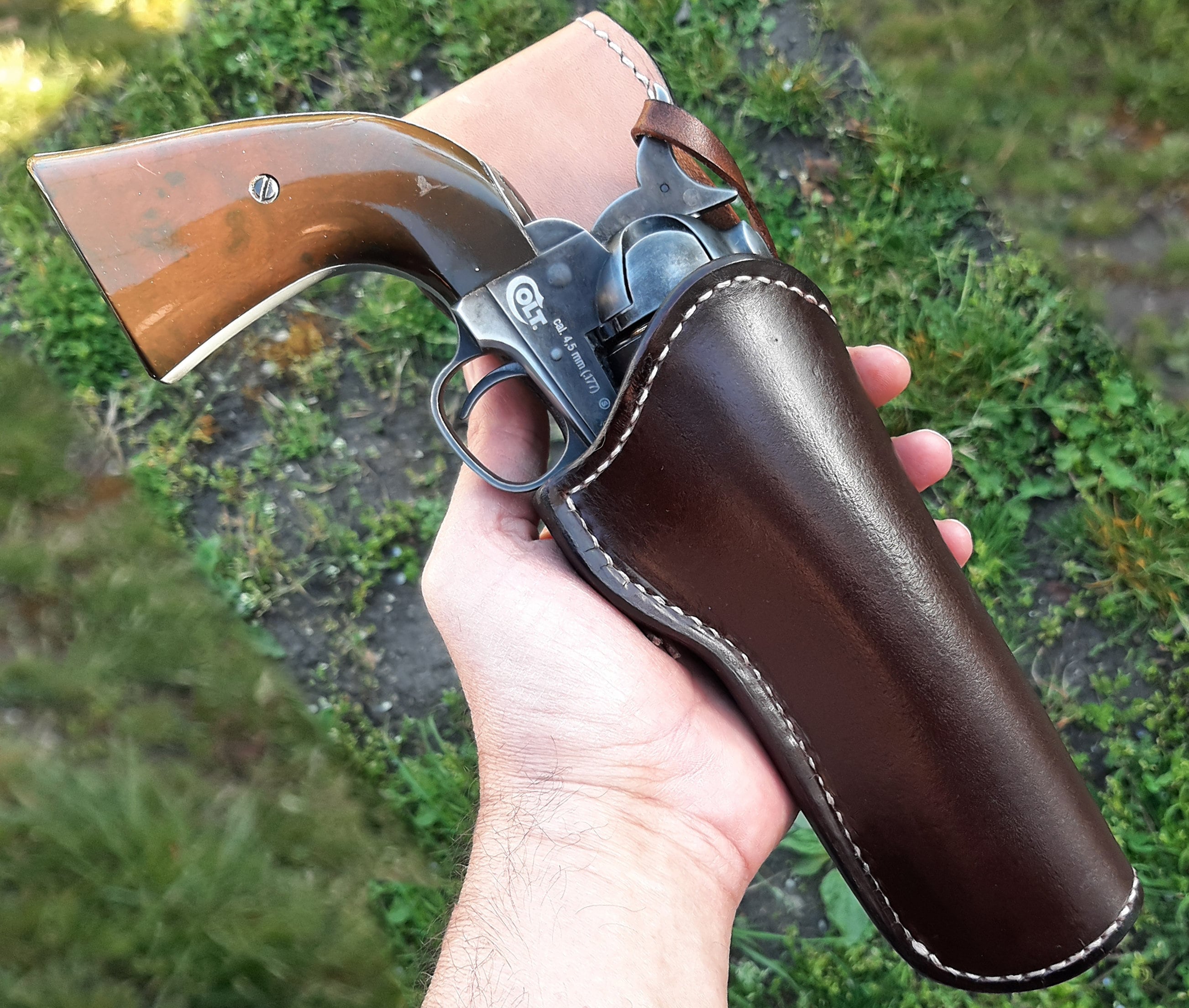 Leather Holster for COLT SAA 45 5.5 Barrel Fast Draw - Etsy