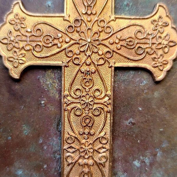 Heavy Metal Cross - Etsy