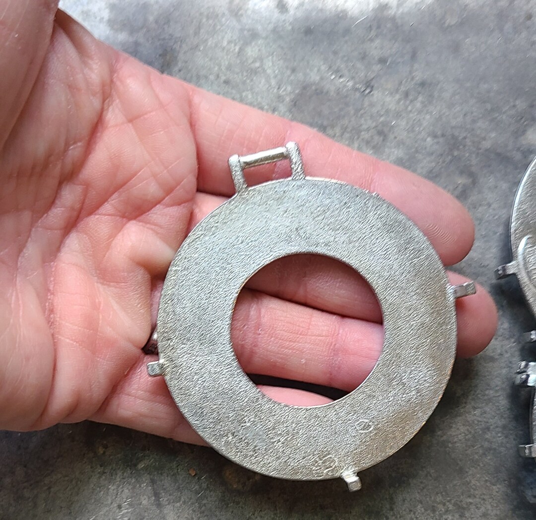 Miriam Haskell Pendant Blank Base ~ Unfinished Pendant Frame Base ...