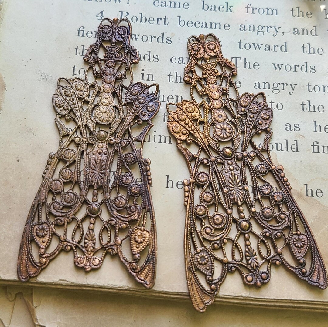 RARE Superb Very Detailed Filigee ~ Old Art Deco Filigree, Great ...