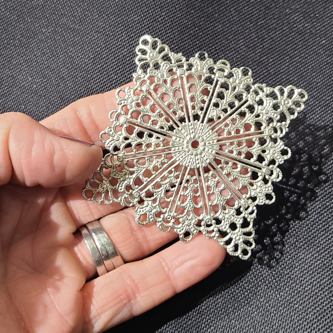 Extra Large Ornate Miriam Haskell Square Filigree ~ Miriam Haskell Old ...