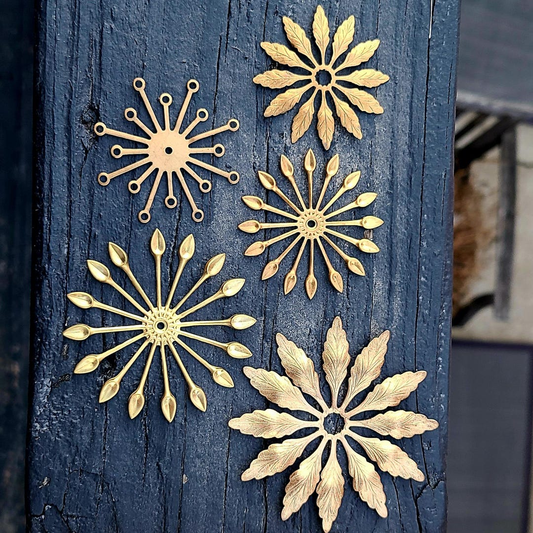 Miriam HASKELL Flower Stampings ~ Destash, Layer It Up, Haskell Floral ...