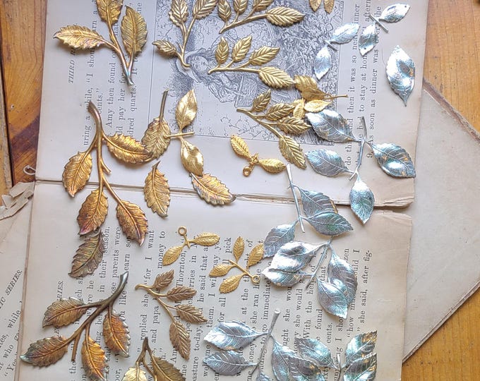 Leaf Stamping From Miriam Haskell ~ Miriam Haskell Old Dead Stock ...