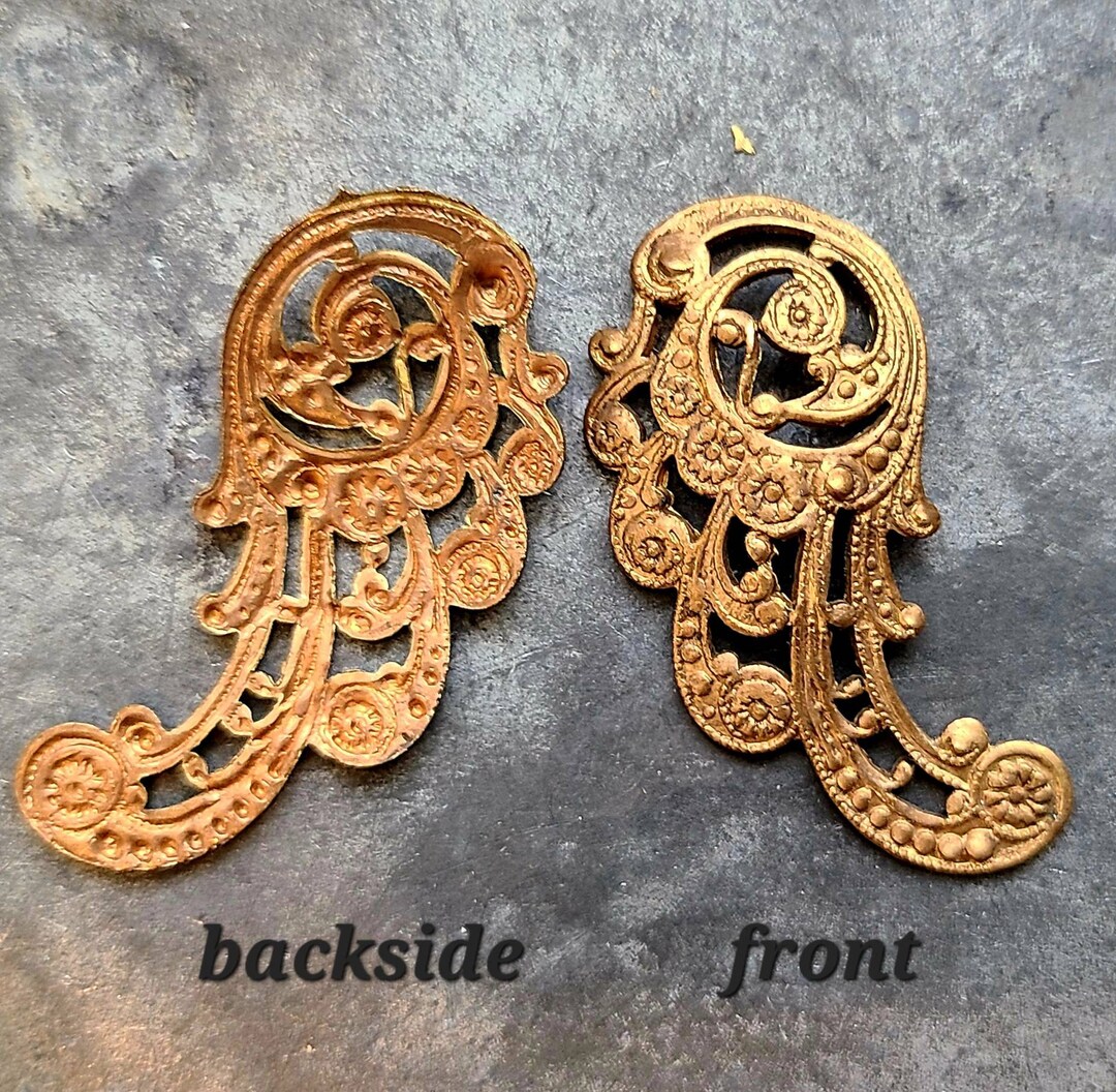 Vintage Miriam Haskell Wing Filigree ~ Paisley Filigree ~ Scroll ...