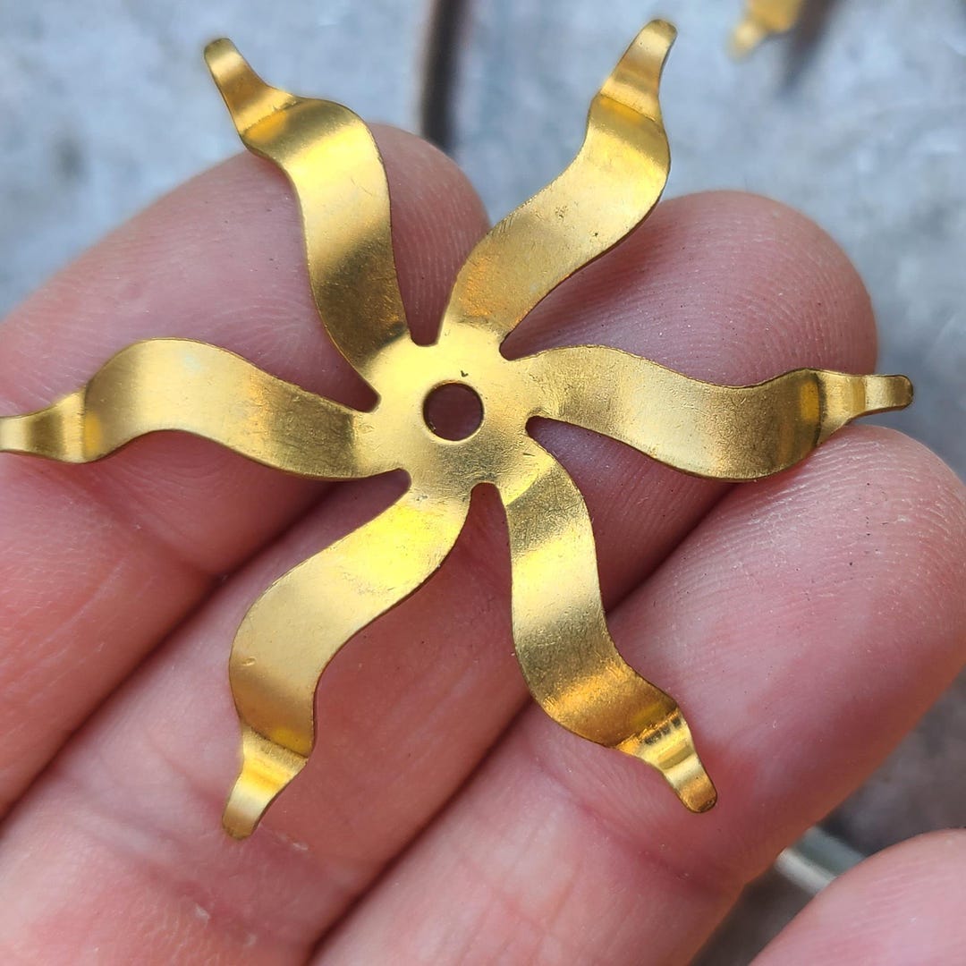 Destash Mid Century Modern Brass Flower Creativity Kit for Creatives ...