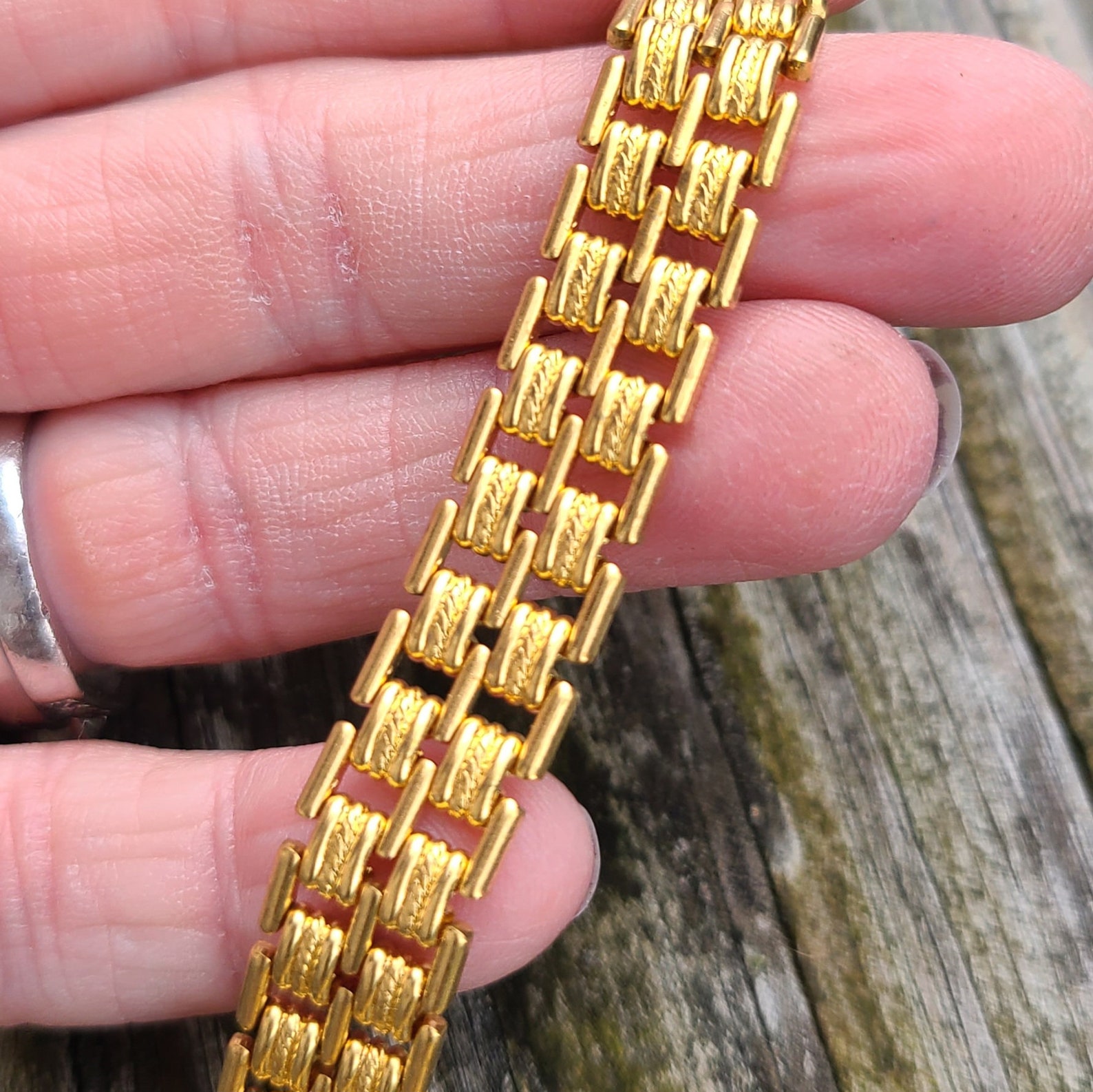 Amazing Vintage Book Chain ~ Miriam Haskell Style ~ High Quality ...