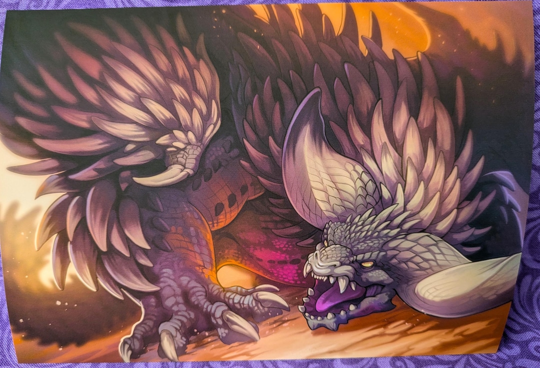 Nergigante Mini Print - Etsy
