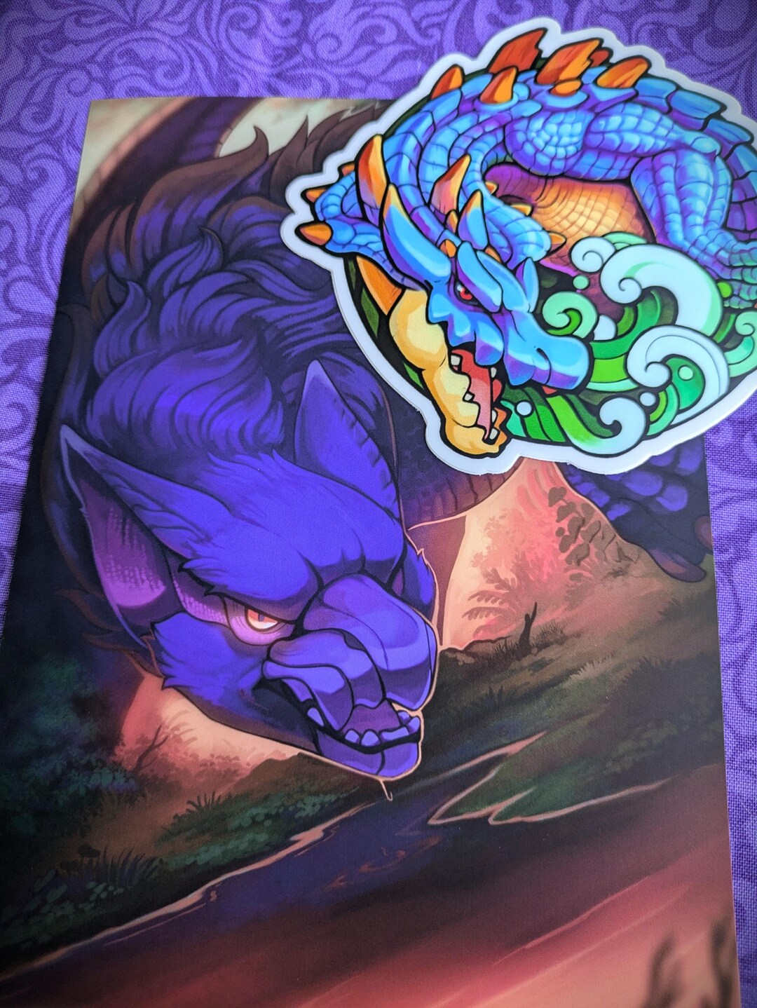 Nargacuga Print and Sticker Pack - Etsy