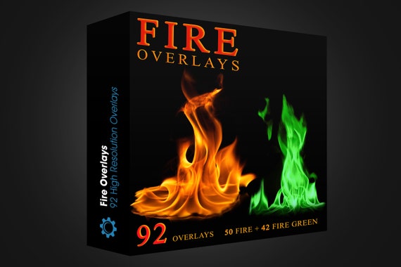 92 Fire Overlays Realistic Fire Fire Green - Etsy
