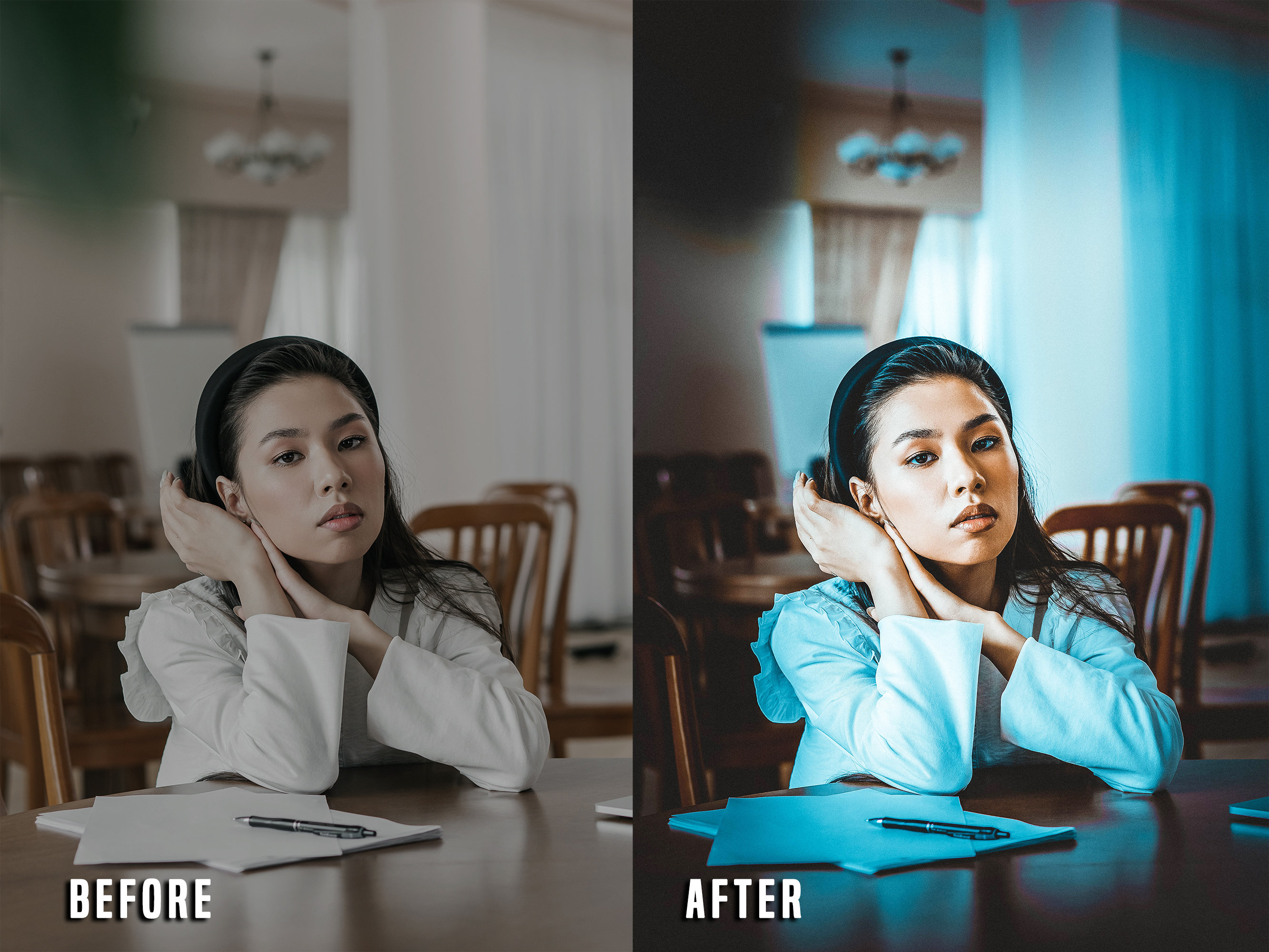 153 Orange and Teal LUT Presets, Photoshop, Lightroom, - Etsy