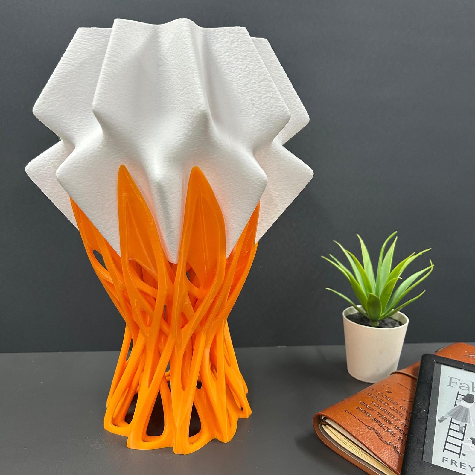 Minimalist Table Lamp: Eco-friendly Bedside Desk Light - Etsy