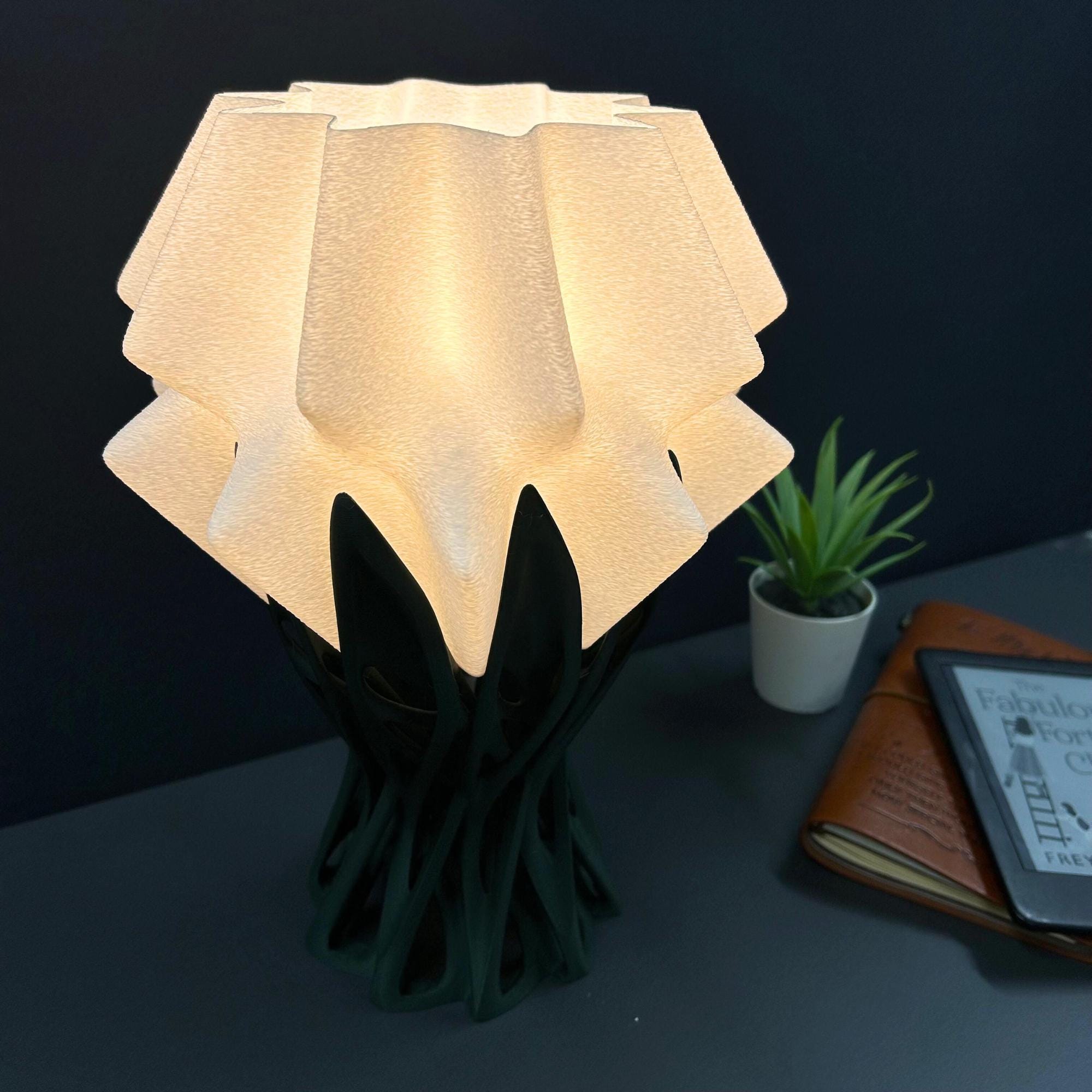 Minimalist Table Lamp: Eco-friendly Bedside Desk Light - Etsy