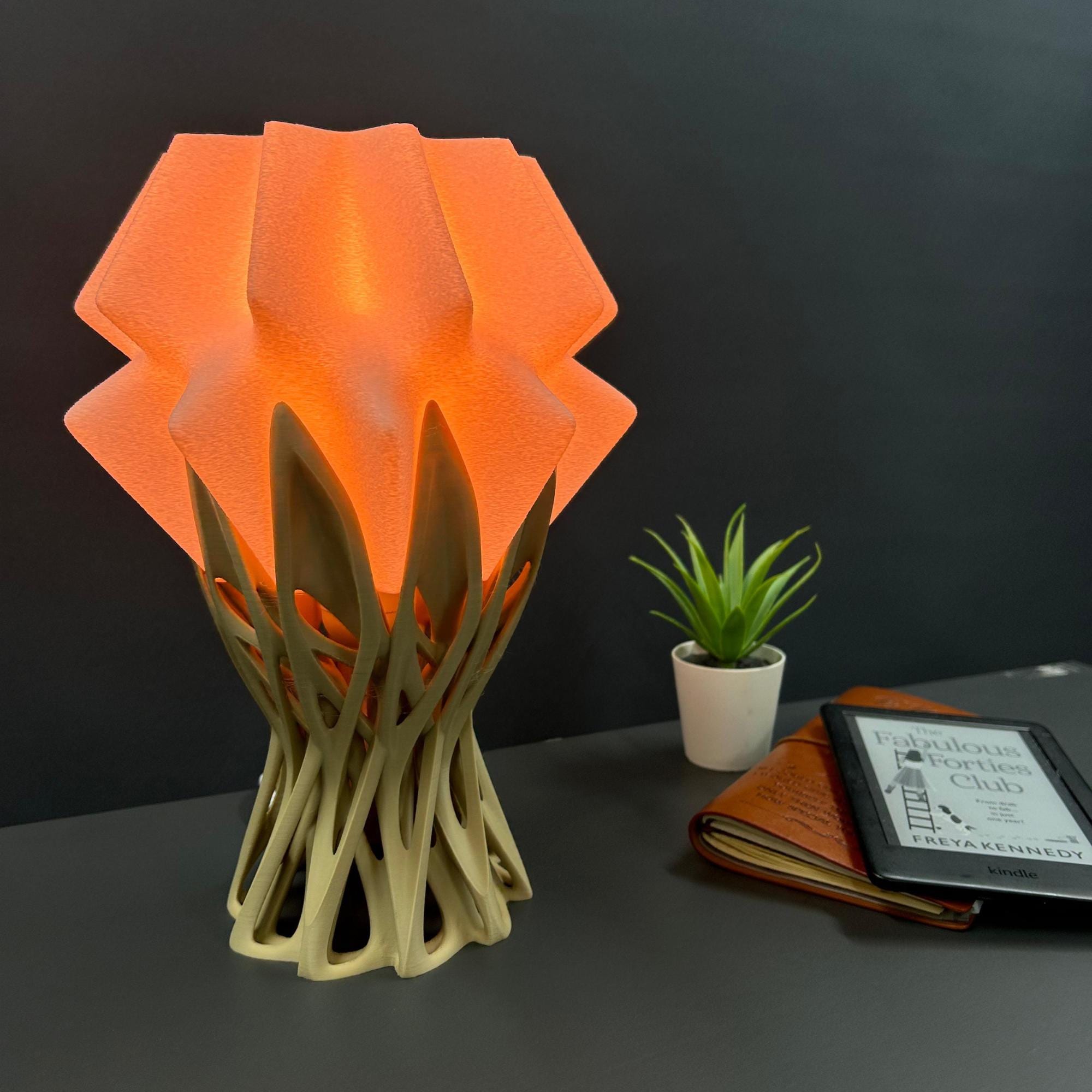 Minimalist Table Lamp: Eco-friendly Bedside Desk Light - Etsy
