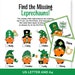 St. Patrick's Day Scavenger Hunt, Printable Find the Missing ...