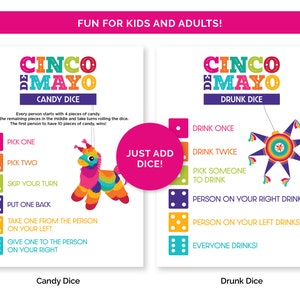 Cinco De Mayo Games, Printable Game Bundle for a Cinco De Mayo Party ...