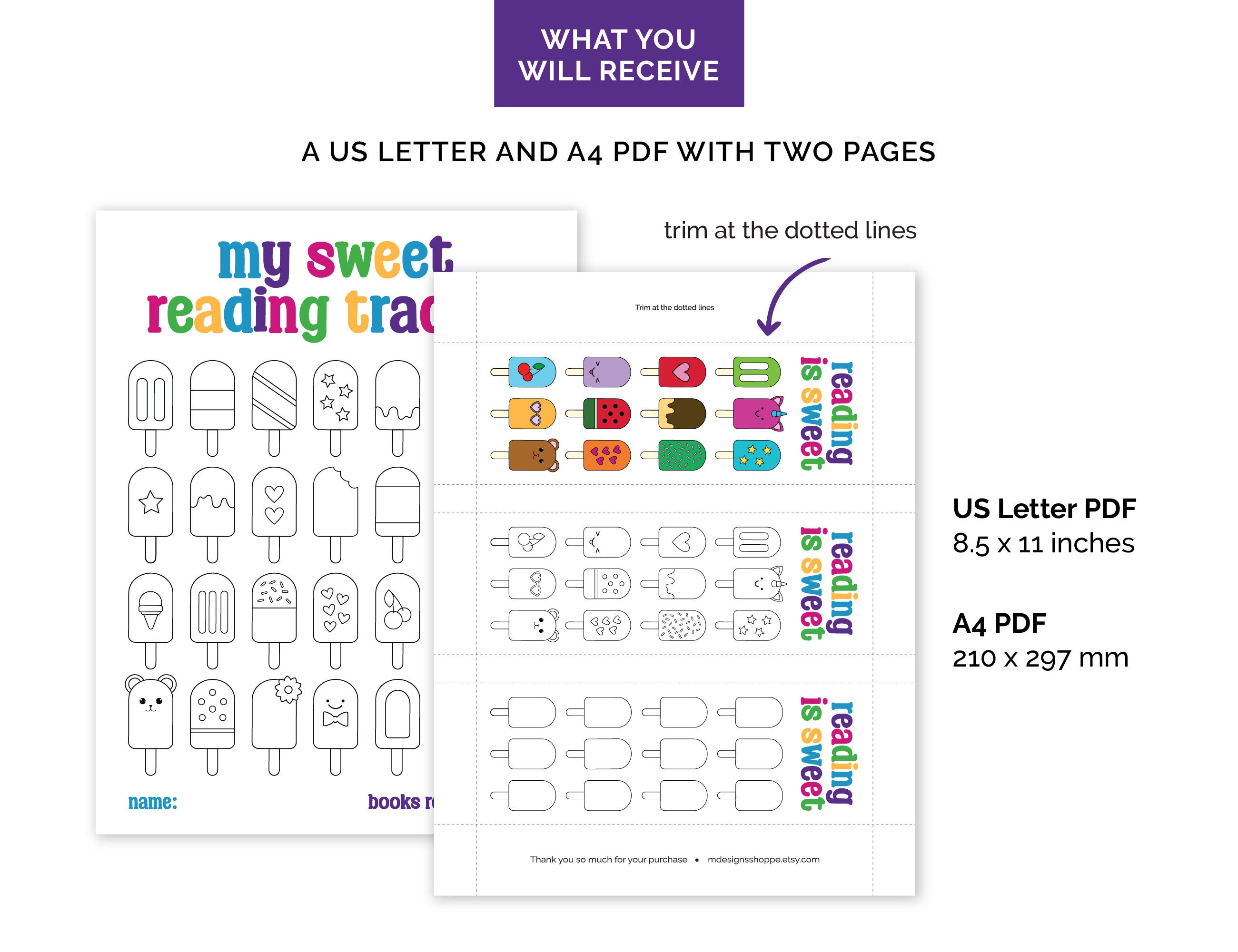 Summer Reading Tracker for Kids, Printable Book Tracker and Colouring ...