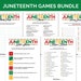 Juneteenth Games, Printable Game Bundle for Family or Classroom ...