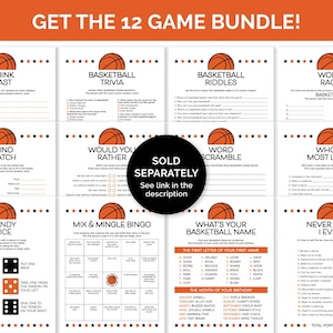 Basketball Riddles, Printable Riddle Me This Game for a Basketball Team ...