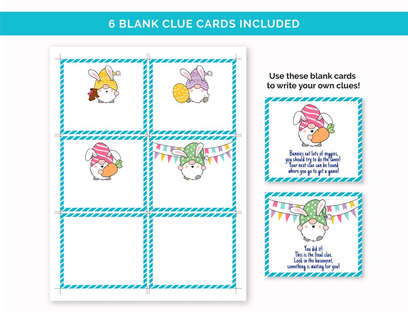 Easter Scavenger Hunt for Kids, Printable Indoor Easter Treasure Hunt ...