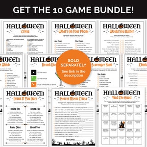 Halloween Trivia Game, Printable Quiz With Answers for a Family, Office ...