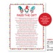 Christmas Pass the Gift Game, Printable Pass the Present Holiday Party ...