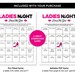 Ladies Night Bingo Game, Editable Icebreaker Party Game for a Girls ...