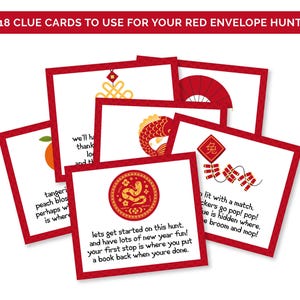 Chinese New Year Scavenger Hunt for Kids, Printable 2025 Lunar New Year ...