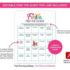 Fiesta Games Bundle, Printable Mexican Party Games for a Fiesta ...