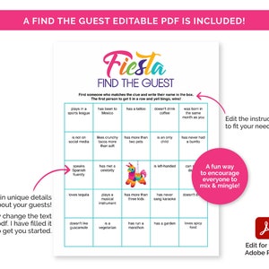 Fiesta Games Bundle, Printable Mexican Party Games for a Fiesta ...