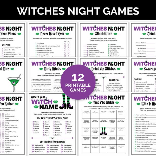 Witch Themed Girls Night - Etsy