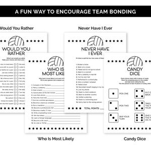 Volleyball Games, Printable Games Bundle for a Volleyball Team Party ...
