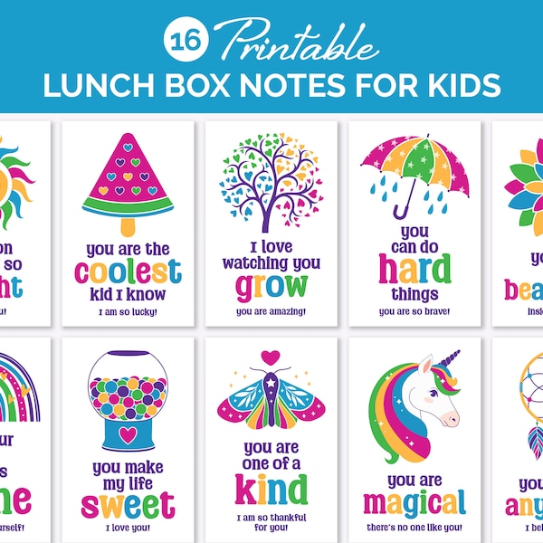 Lunch Box Cards - Etsy