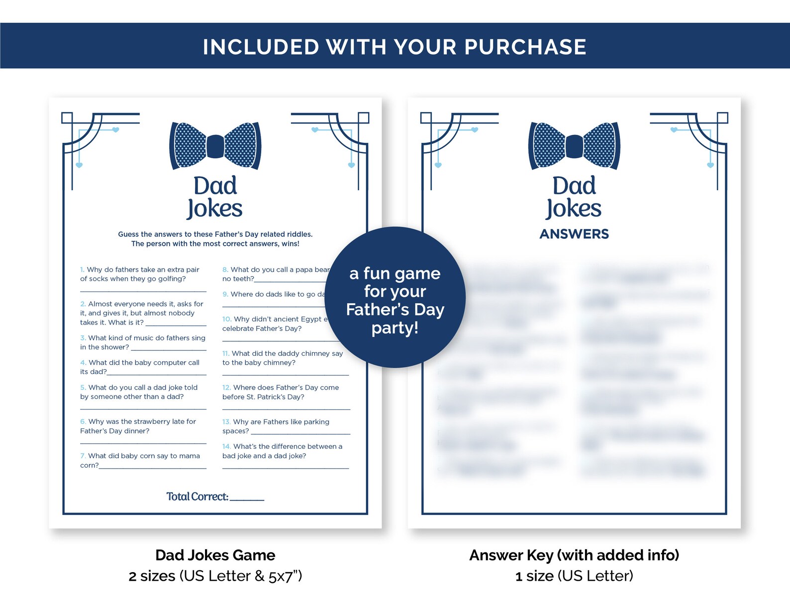 Father's Day Riddles, Printable Dad Jokes for a Father's Day Party, Fun ...