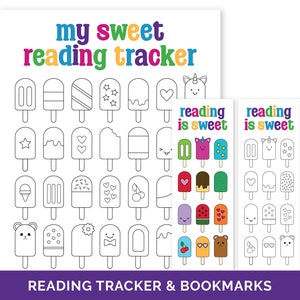 Summer Reading Tracker for Kids, Printable Book Tracker and Colouring ...