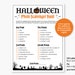 Halloween Photo Scavenger Hunt, Printable Halloween Party Game for ...